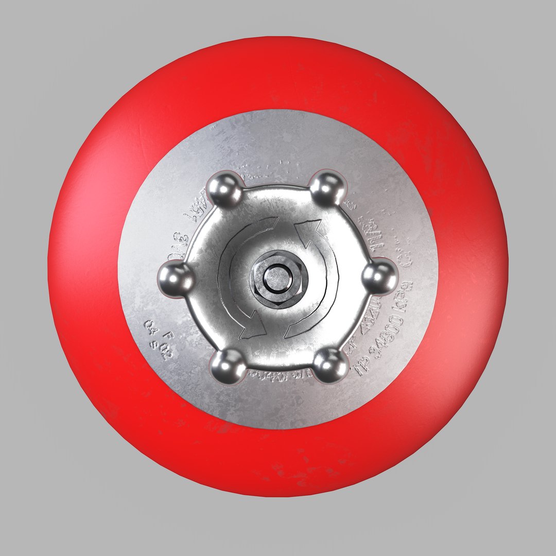 Red Propane Gas Cylinder 3D - TurboSquid 1591205