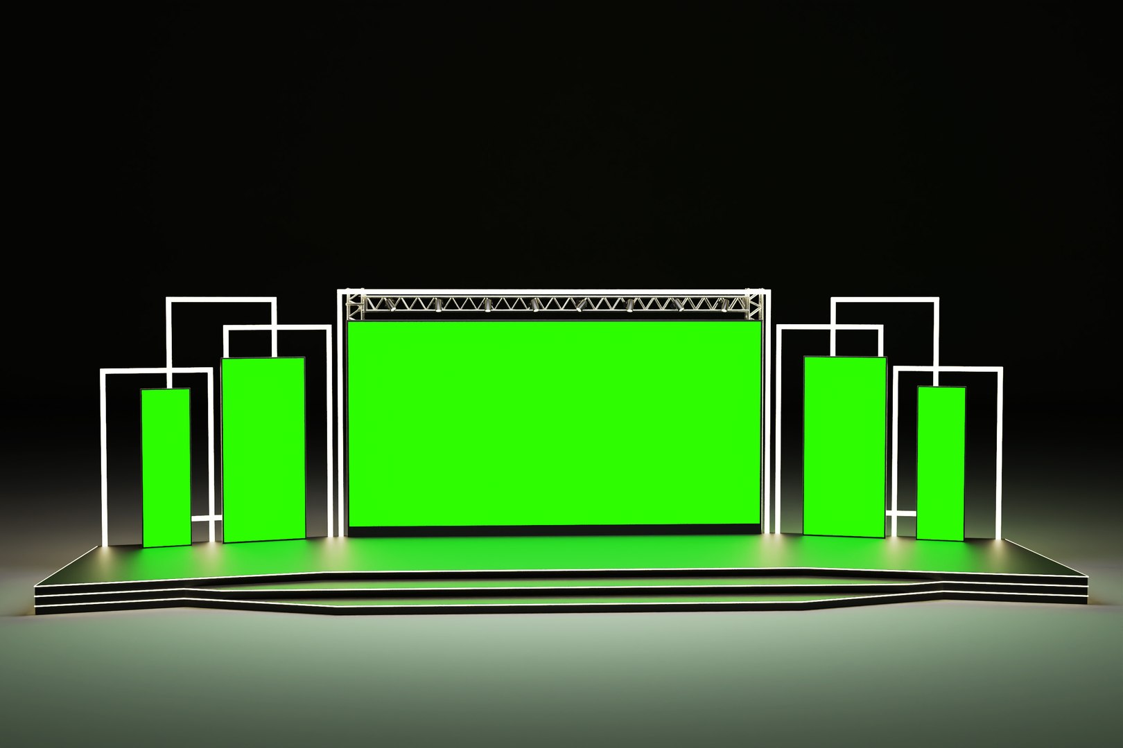 3D Event Stage Design 02 - TurboSquid 2335809