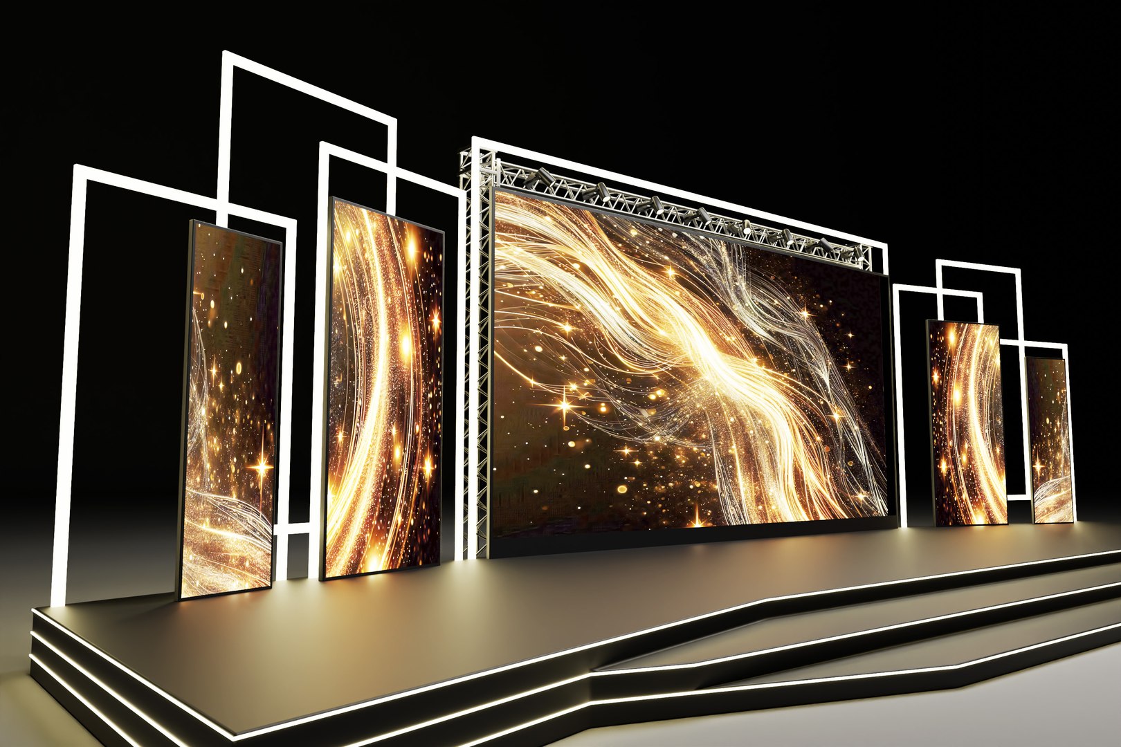 3D Event Stage Design 02 - TurboSquid 2335809