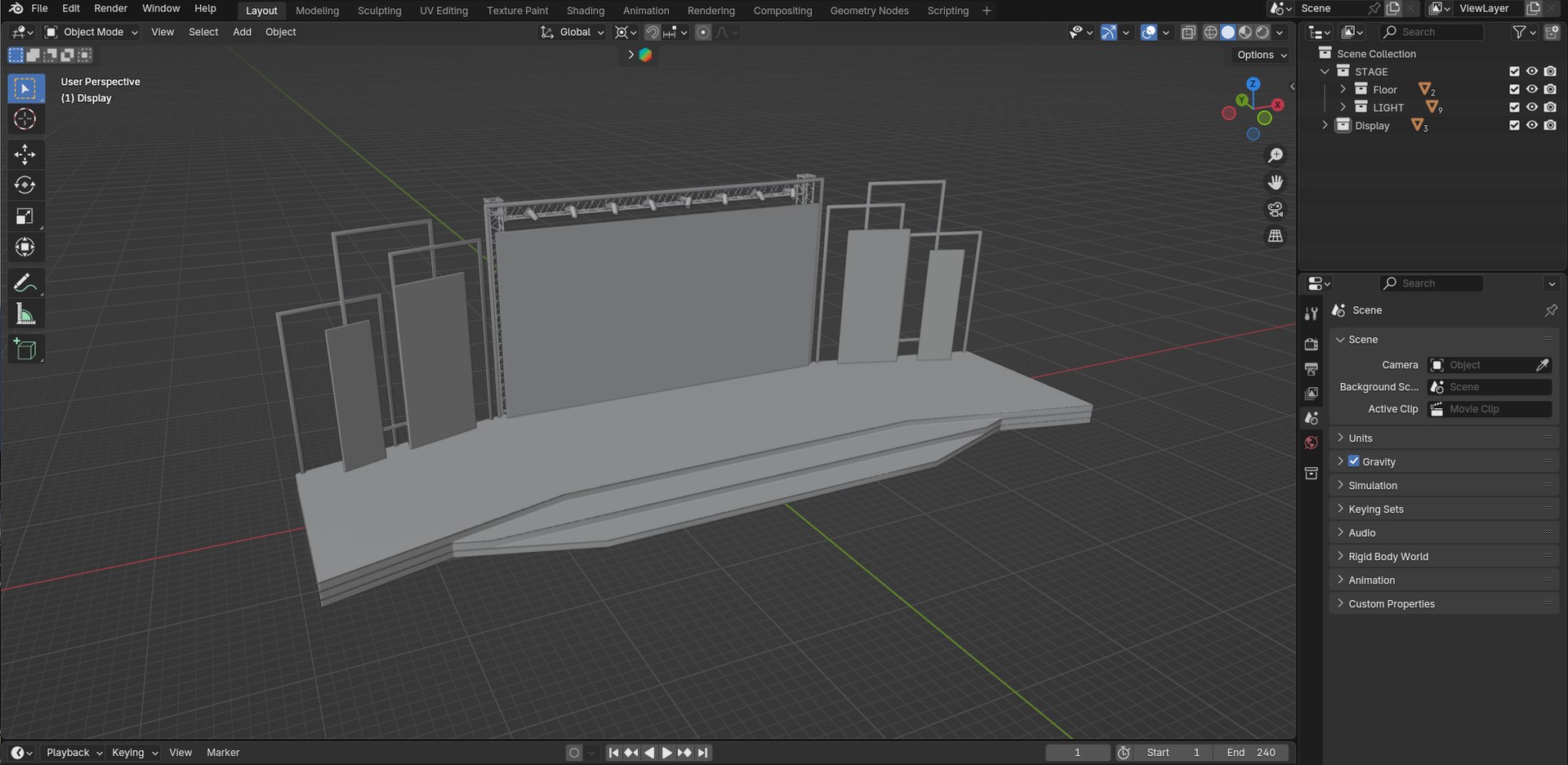 3D Event Stage Design 02 - TurboSquid 2335809