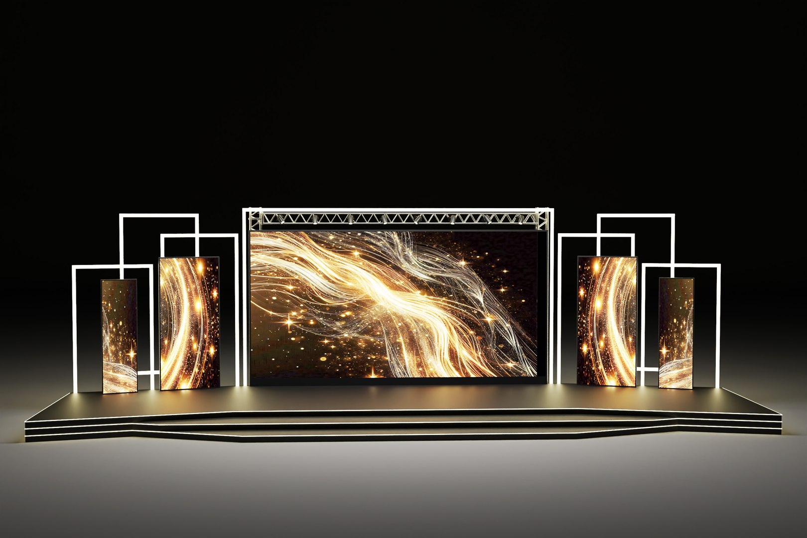 3D Event Stage Design 02 - TurboSquid 2335809