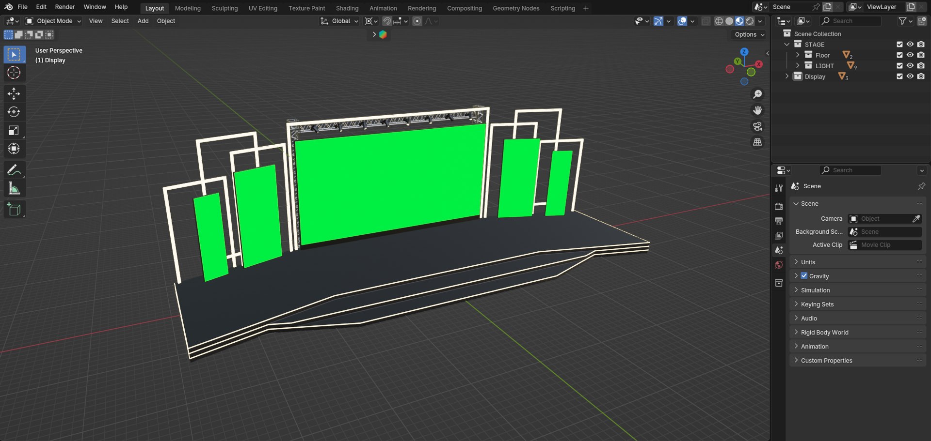 3D Event Stage Design 02 - TurboSquid 2335809