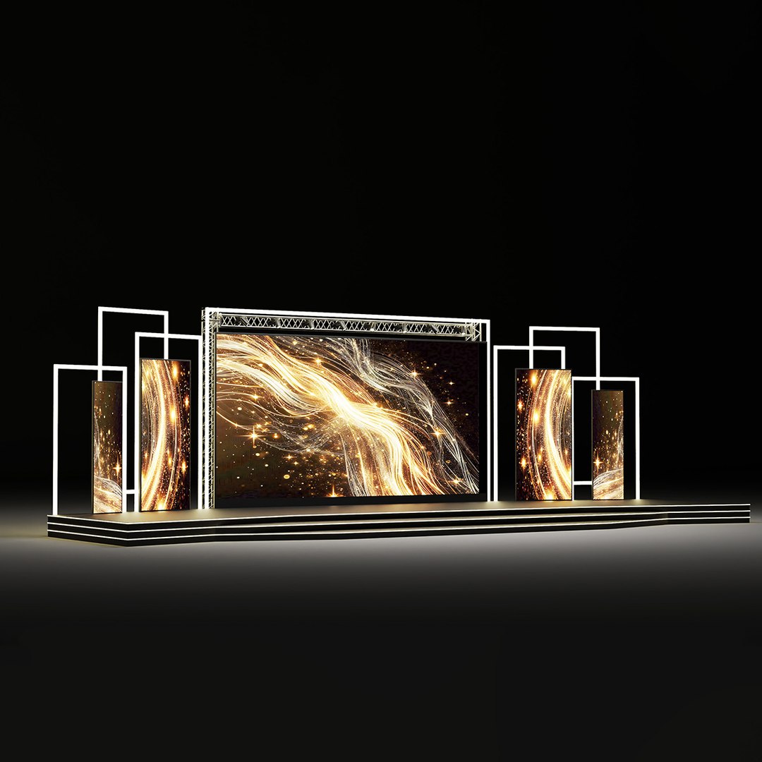 3D Event Stage Design 02 - TurboSquid 2335809