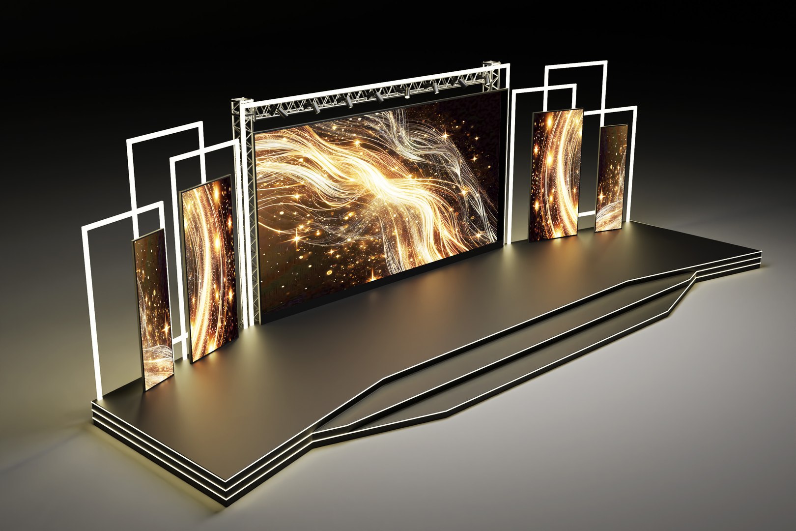 3D Event Stage Design 02 - TurboSquid 2335809