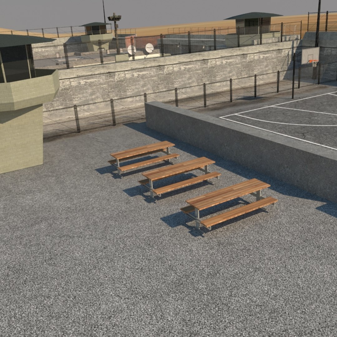 3d model prison complex