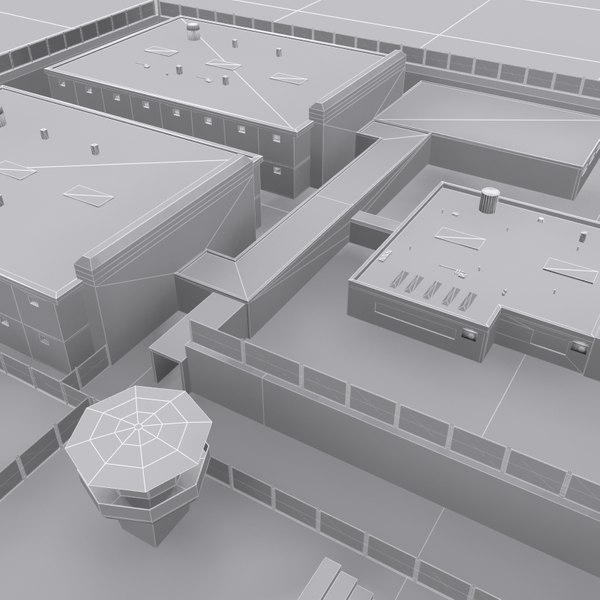 3d model prison complex