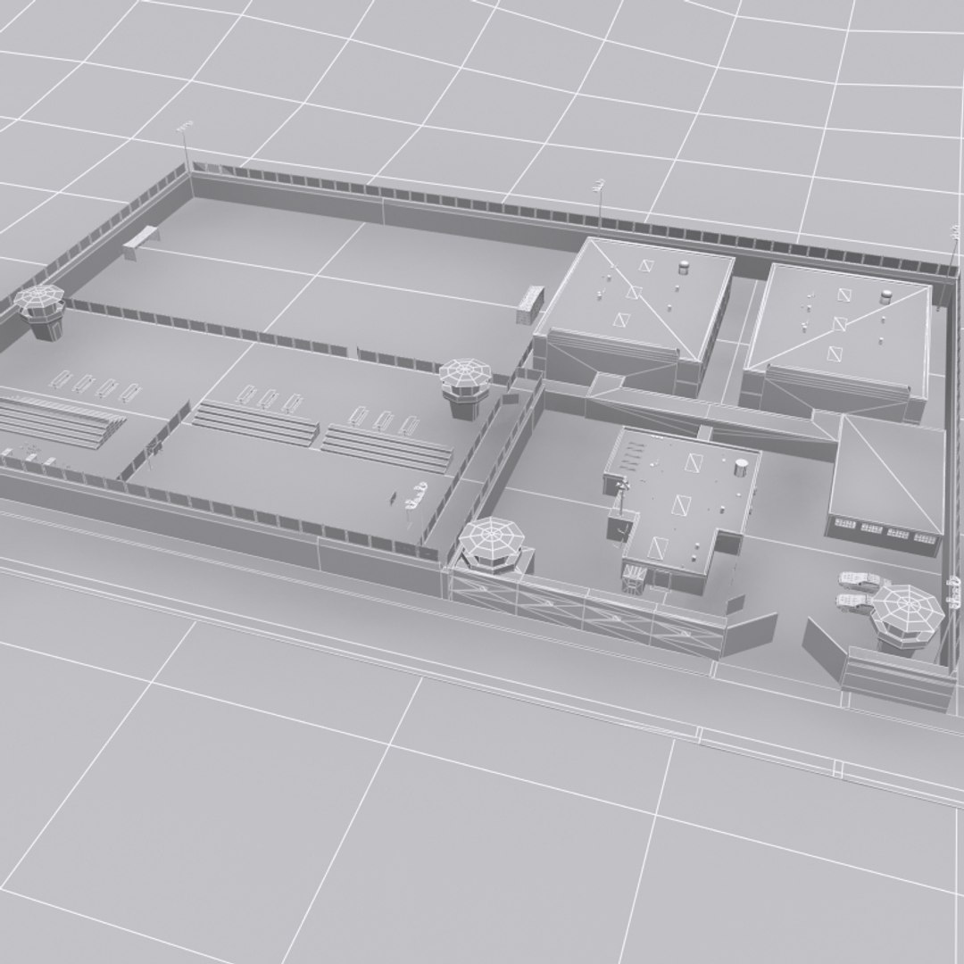 3d model prison complex