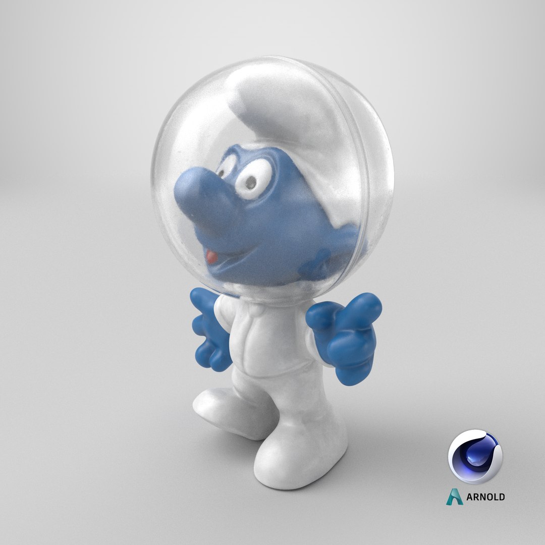 3D Model Smurf Astro - TurboSquid 2391002