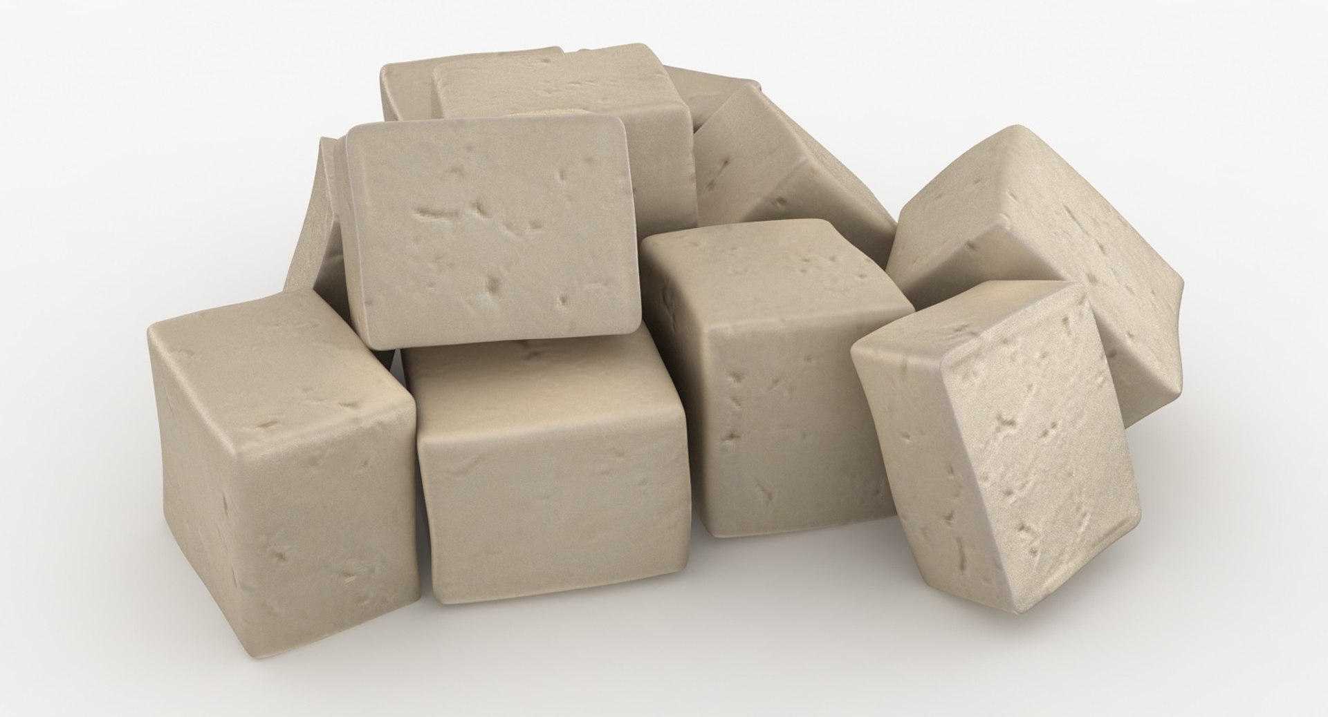 3D Model Realistic Tofu - TurboSquid 1455353