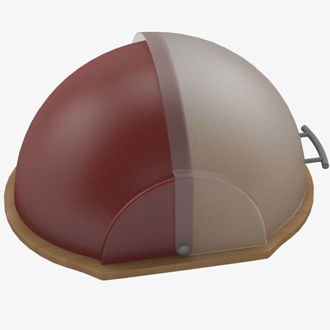 3d Model Of Wooden Bread Box