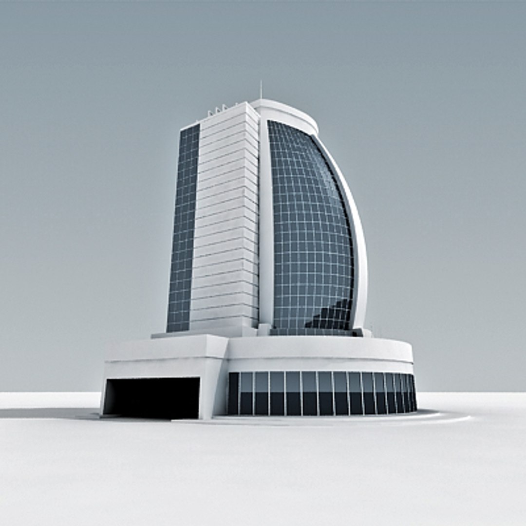 3d model of definition building