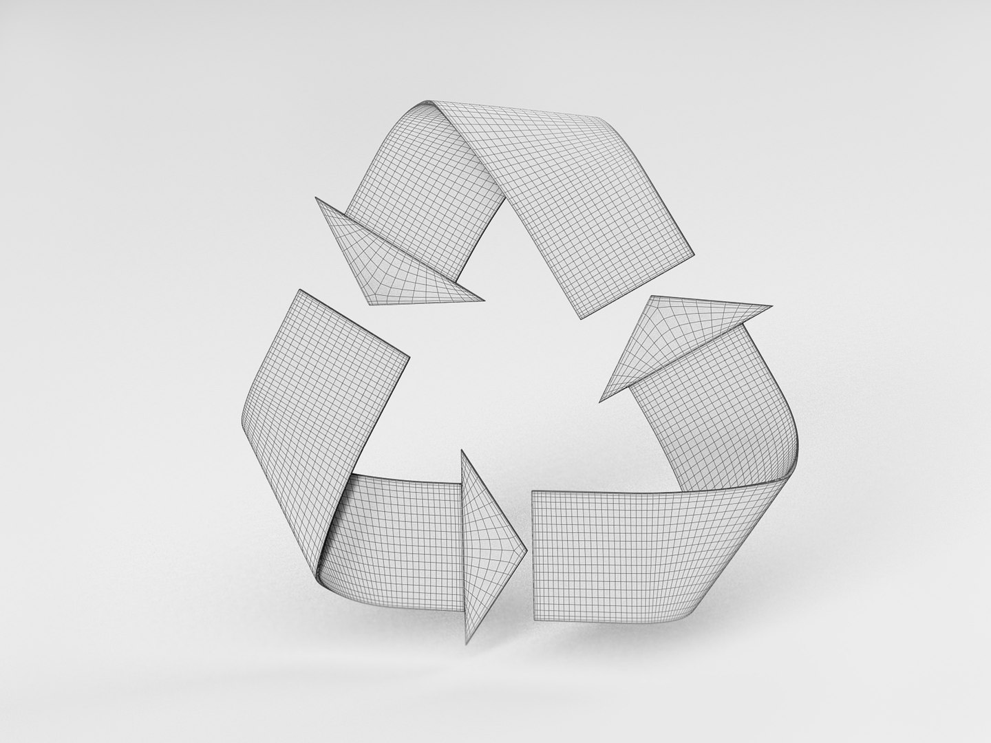 Recycling Logo 3D Model - TurboSquid 2091622