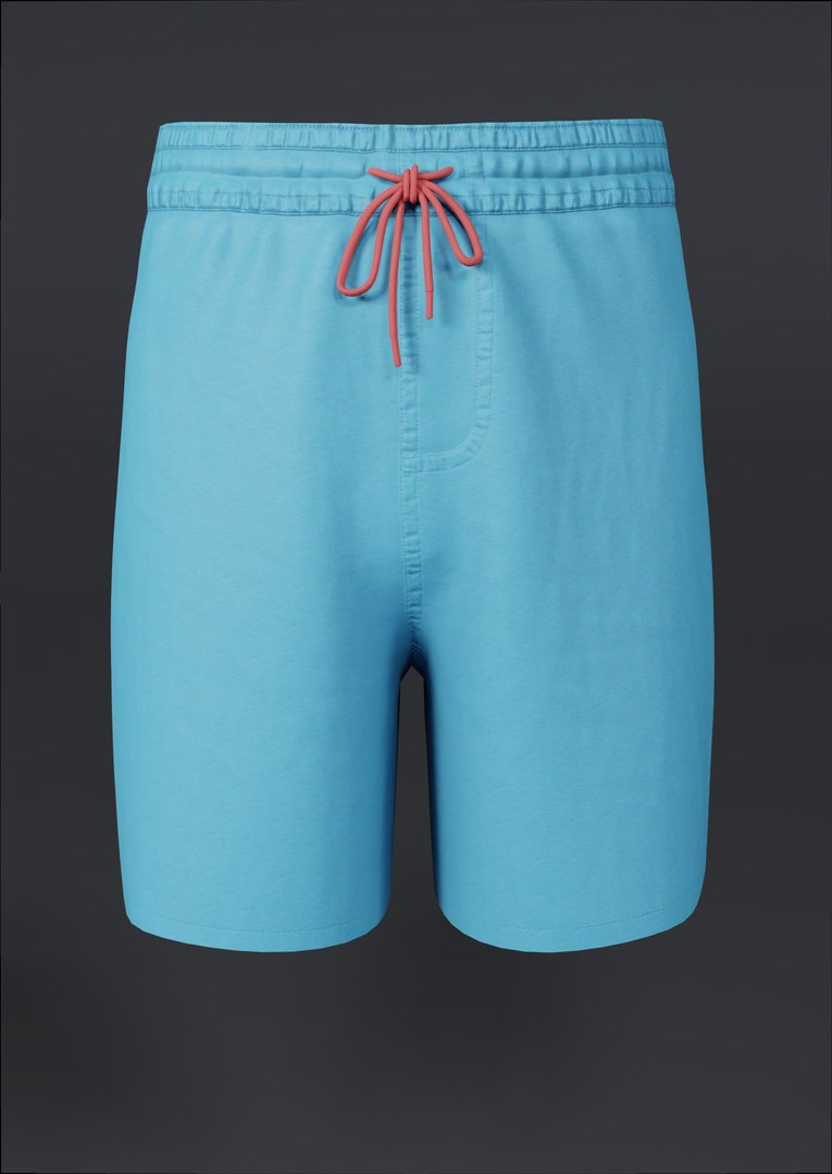 3D Mens Sport Shorts Model - TurboSquid 1832241