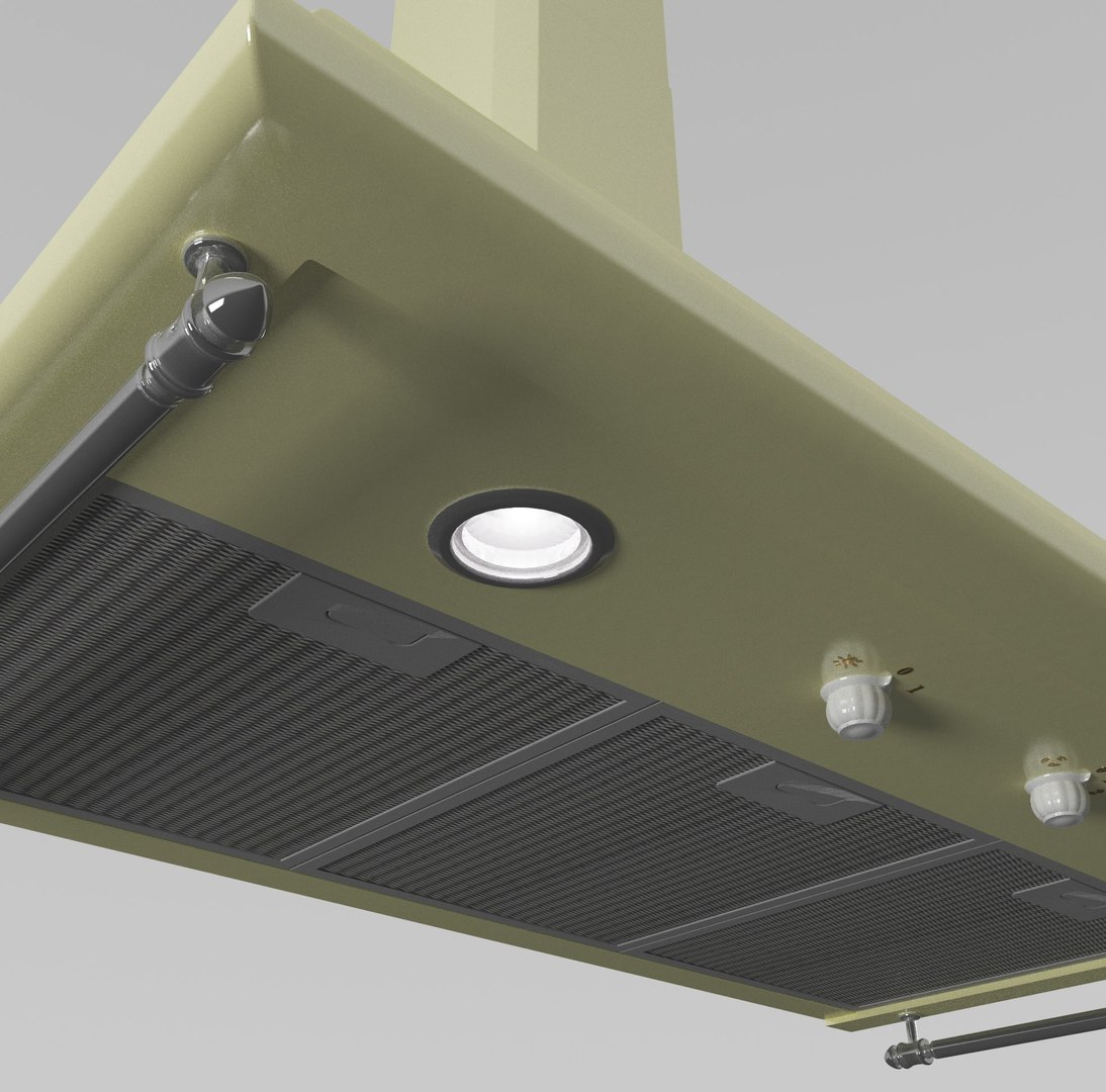 3d smeg kitchen hood kc19