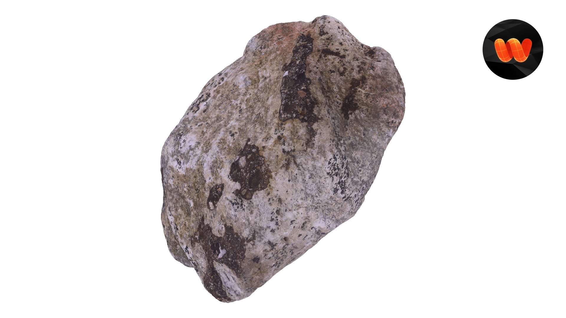 3D Gray Stone Raw Scanned Model - TurboSquid 1783382