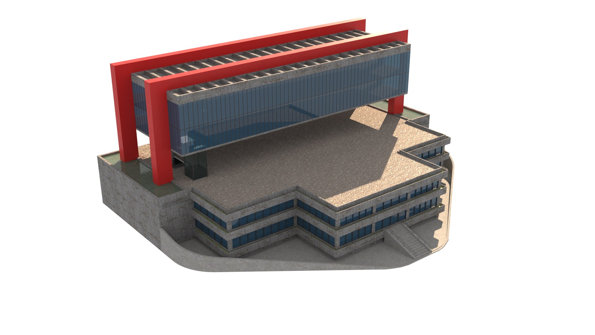 MASP - Museum 3D Model - TurboSquid 2024777