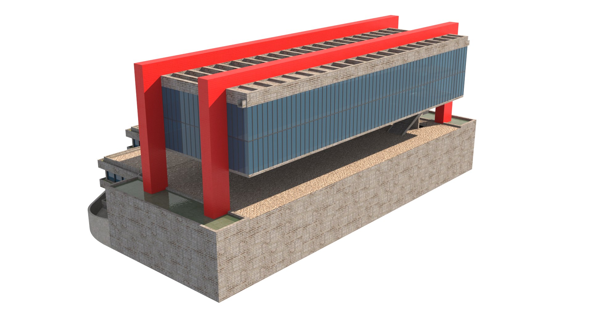 MASP - Museum 3D Model - TurboSquid 2024777