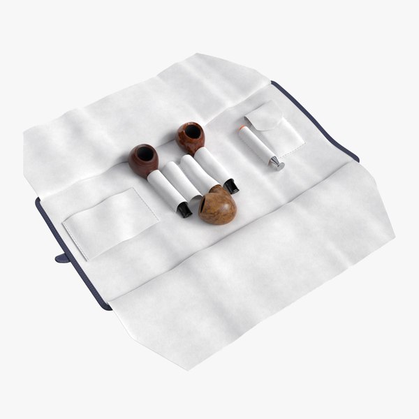 Smoking Pipe Travel Bag Leather Unfolded3D模型 - TurboSquid 2073840