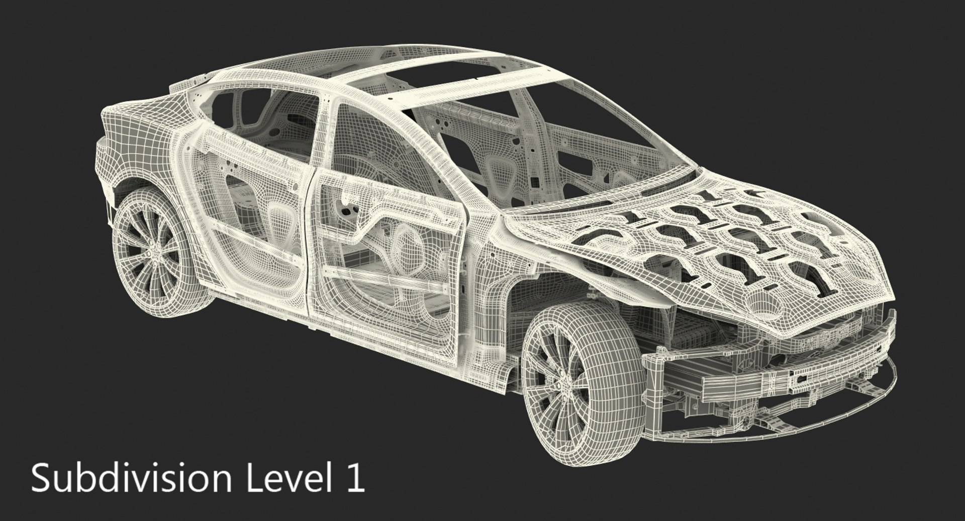 max tesla s frame chassis