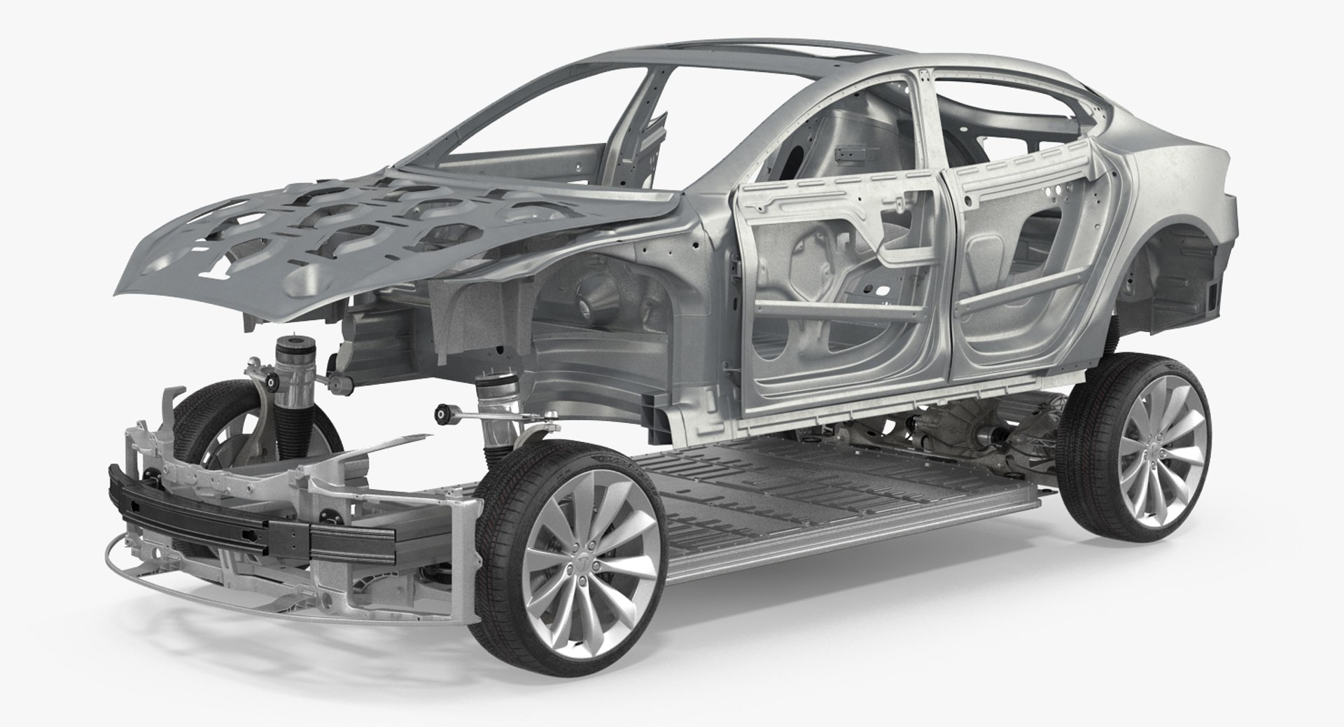 max tesla s frame chassis