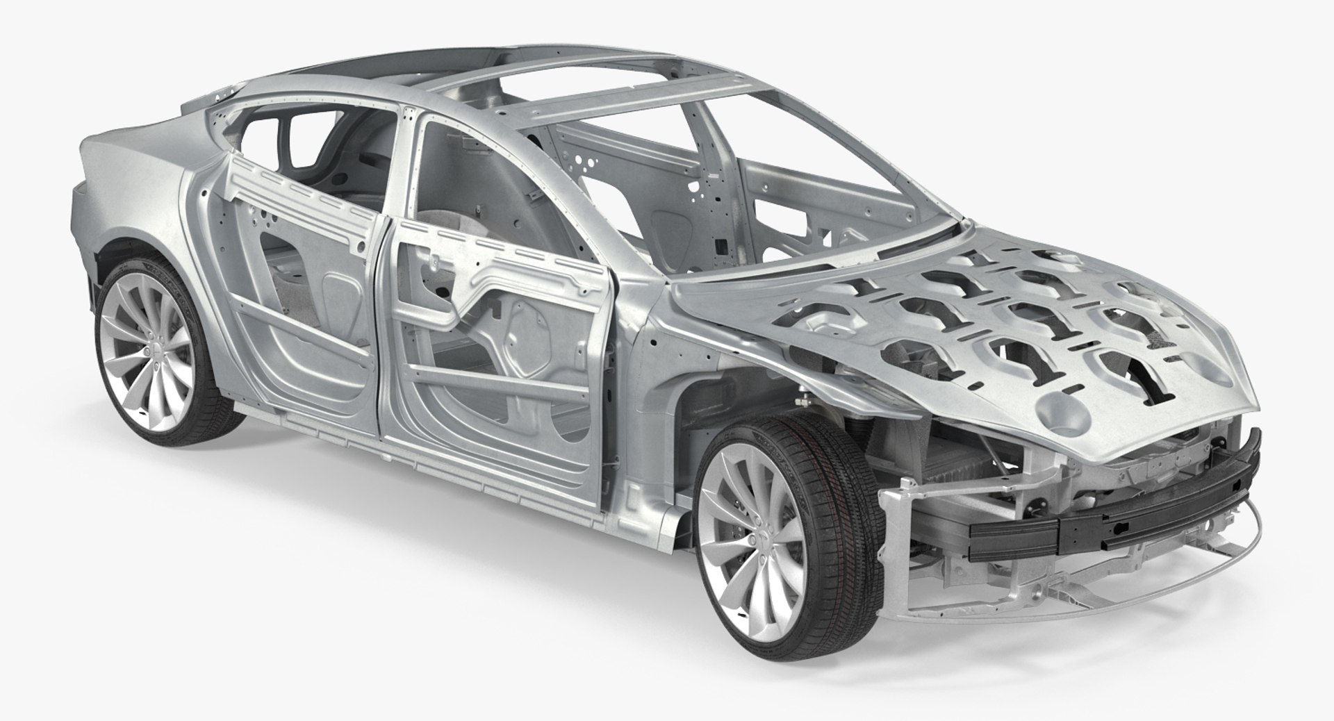 max tesla s frame chassis