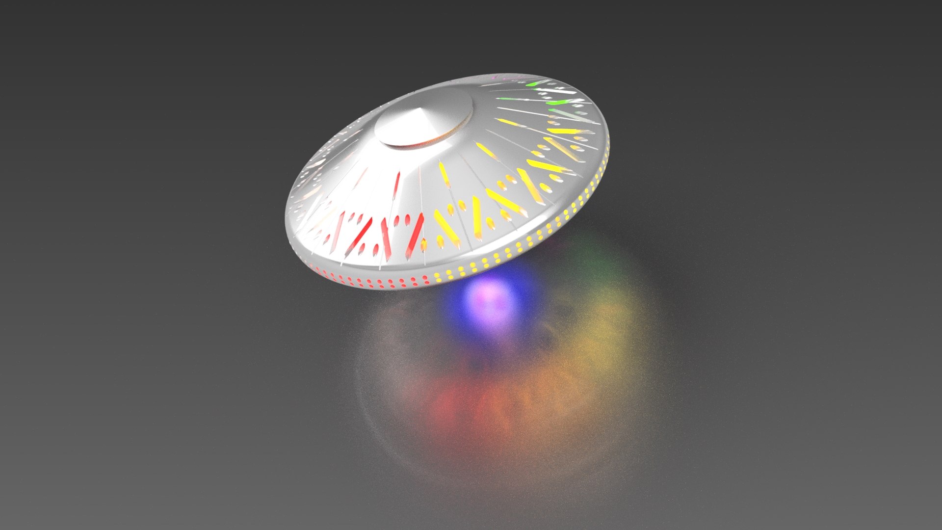 Alien saucer ship 3D model - TurboSquid 1347515