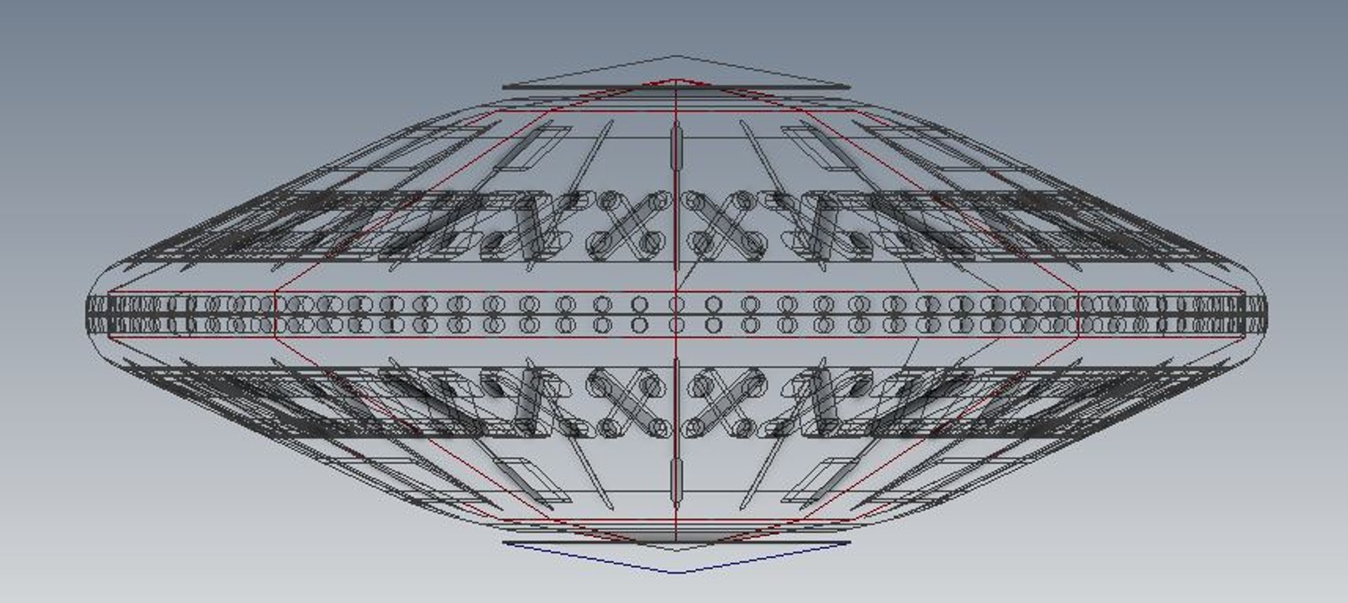 Alien saucer ship 3D model - TurboSquid 1347515