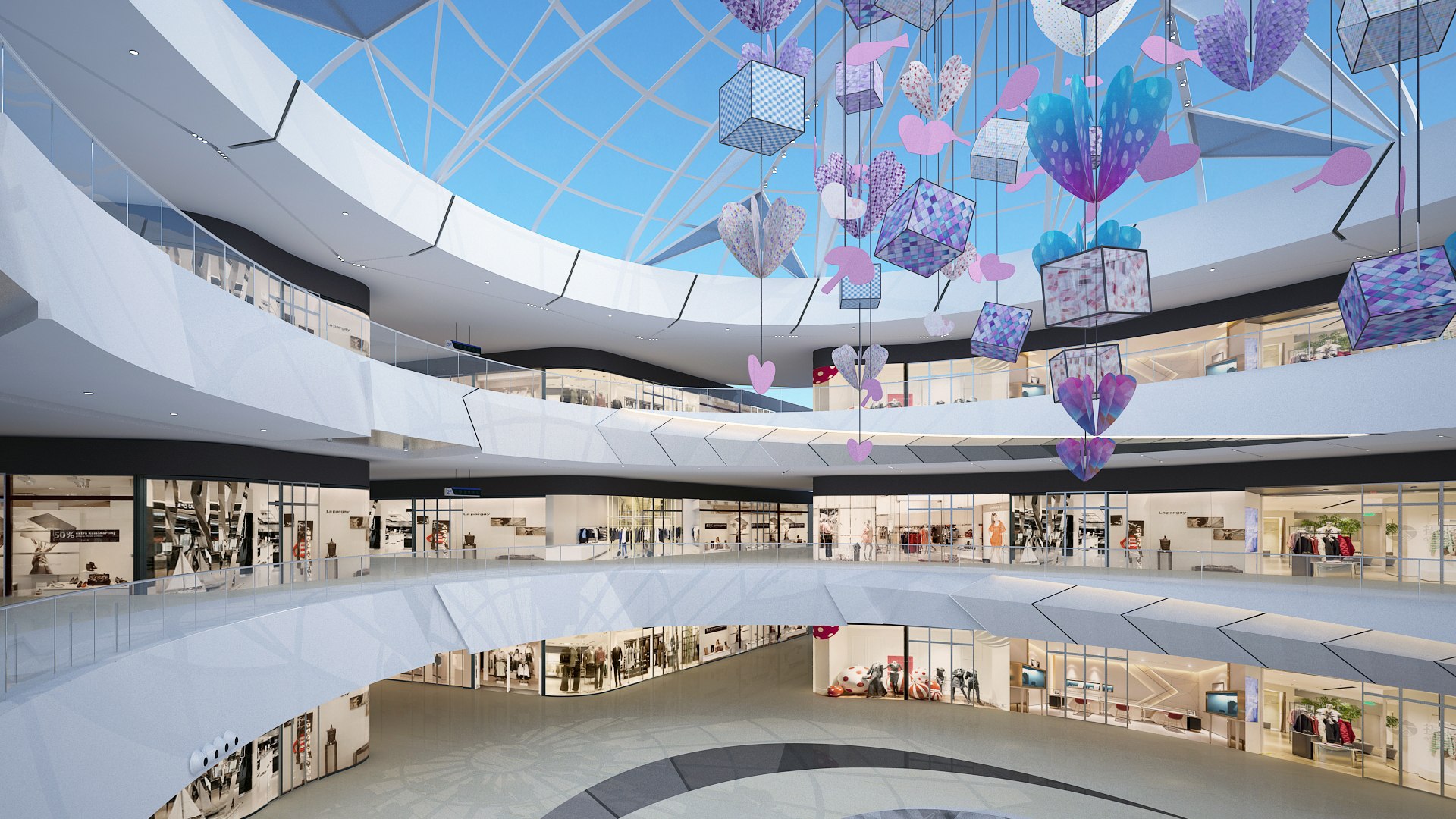 3D Shopping Mall 42 Model - TurboSquid 2196481