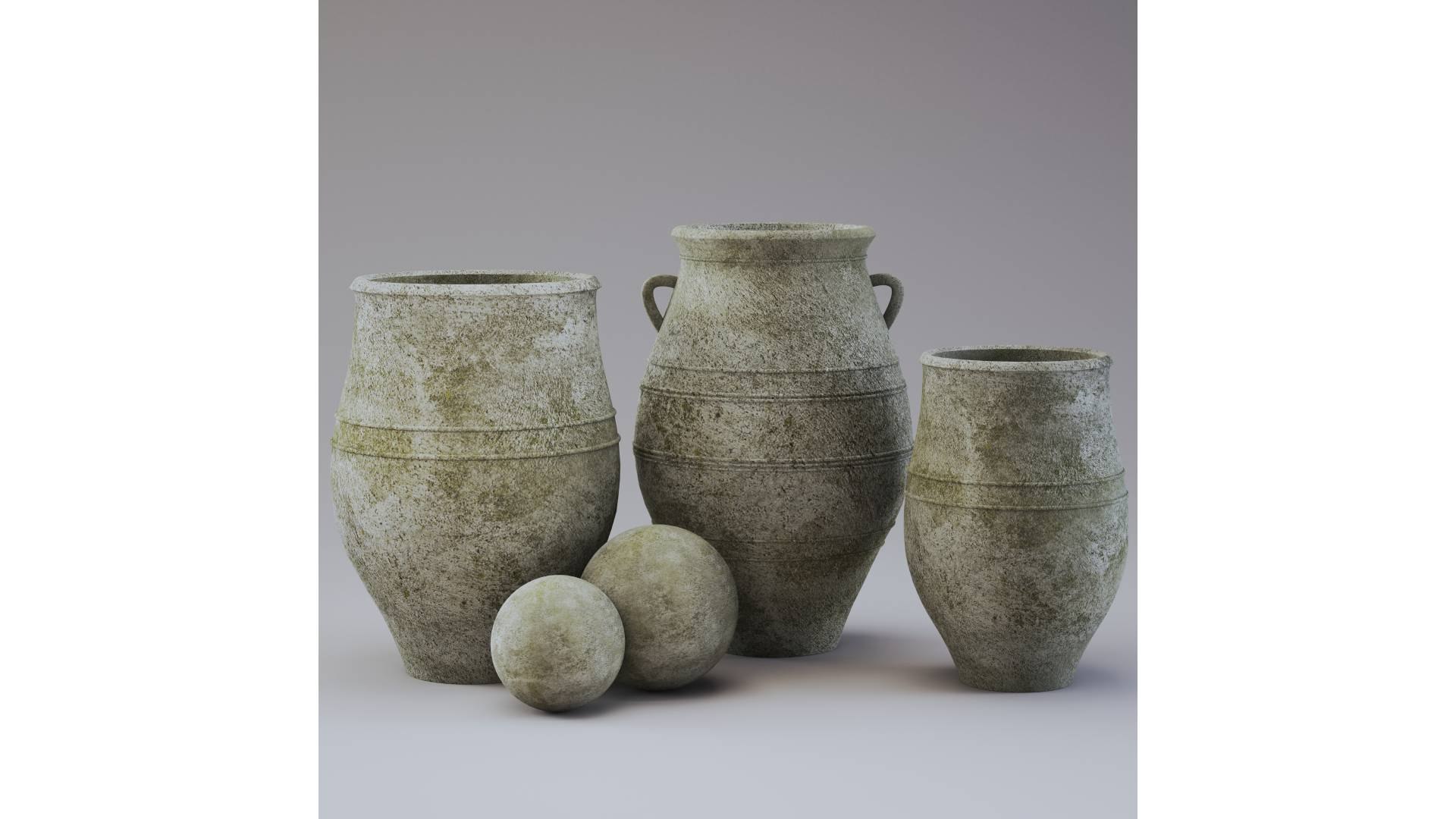 Planter Pots Model - TurboSquid 2034290