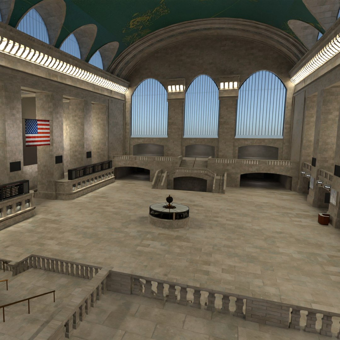 Grand Central Terminal 3D Model - TurboSquid 1683582