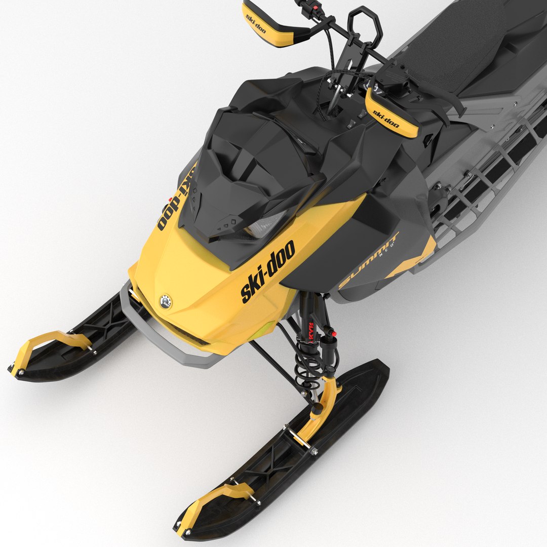 Snowmobile Ski-Doo Summit Neo Black-Yellow 2025 3D Model - TurboSquid ...
