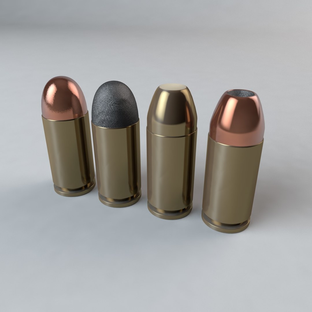45 acp 3d c4d