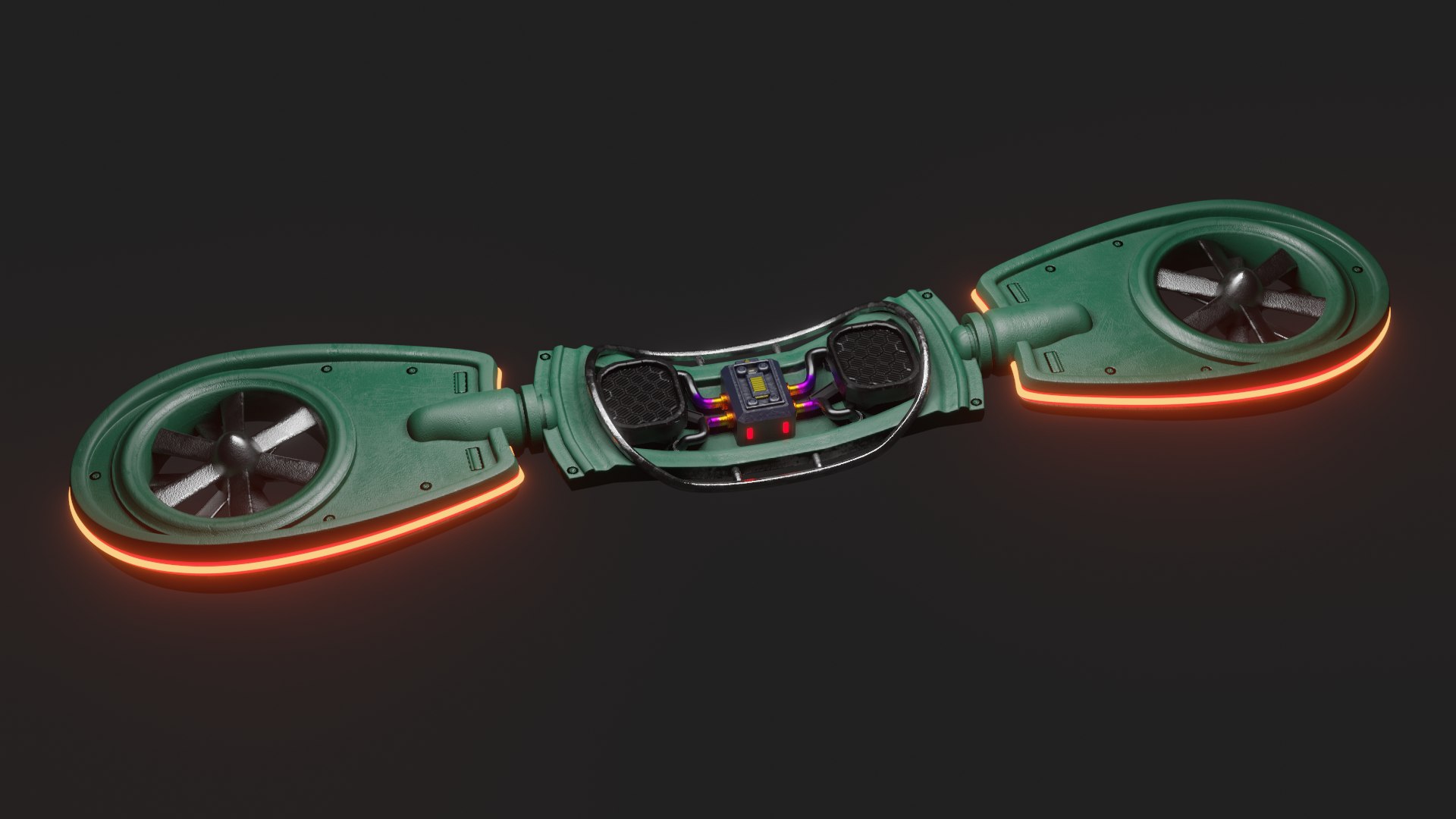 3D Hover Board - TurboSquid 2144991