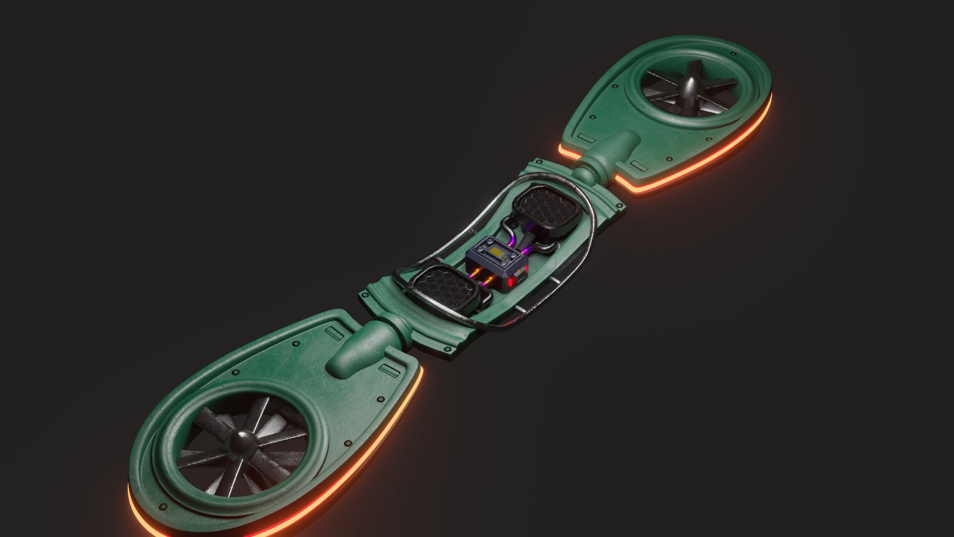 3D Hover Board - TurboSquid 2144991