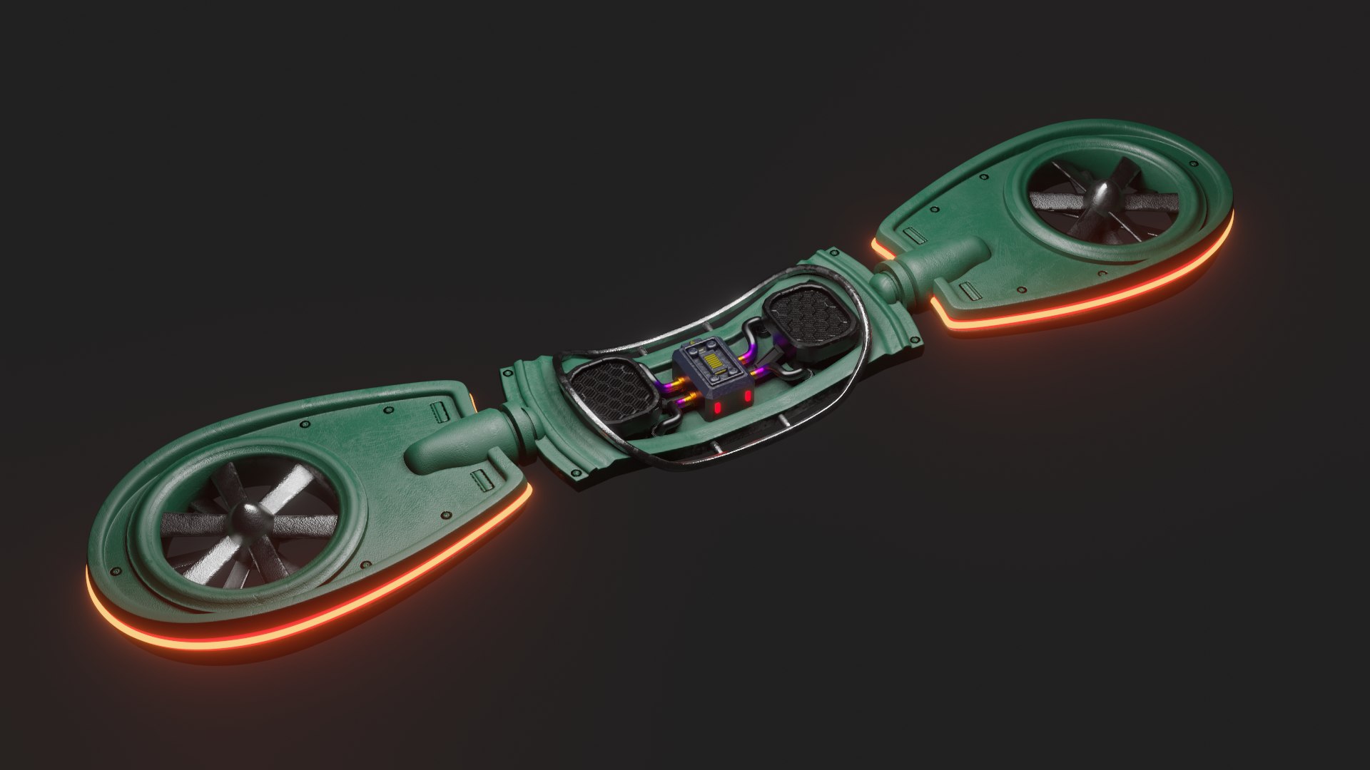 3D Hover Board - TurboSquid 2144991