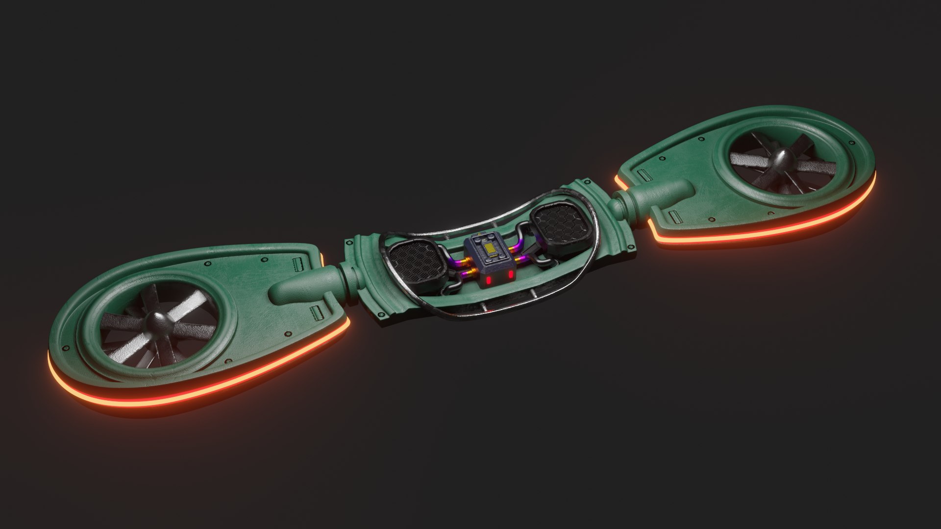 3D Hover Board - TurboSquid 2144991