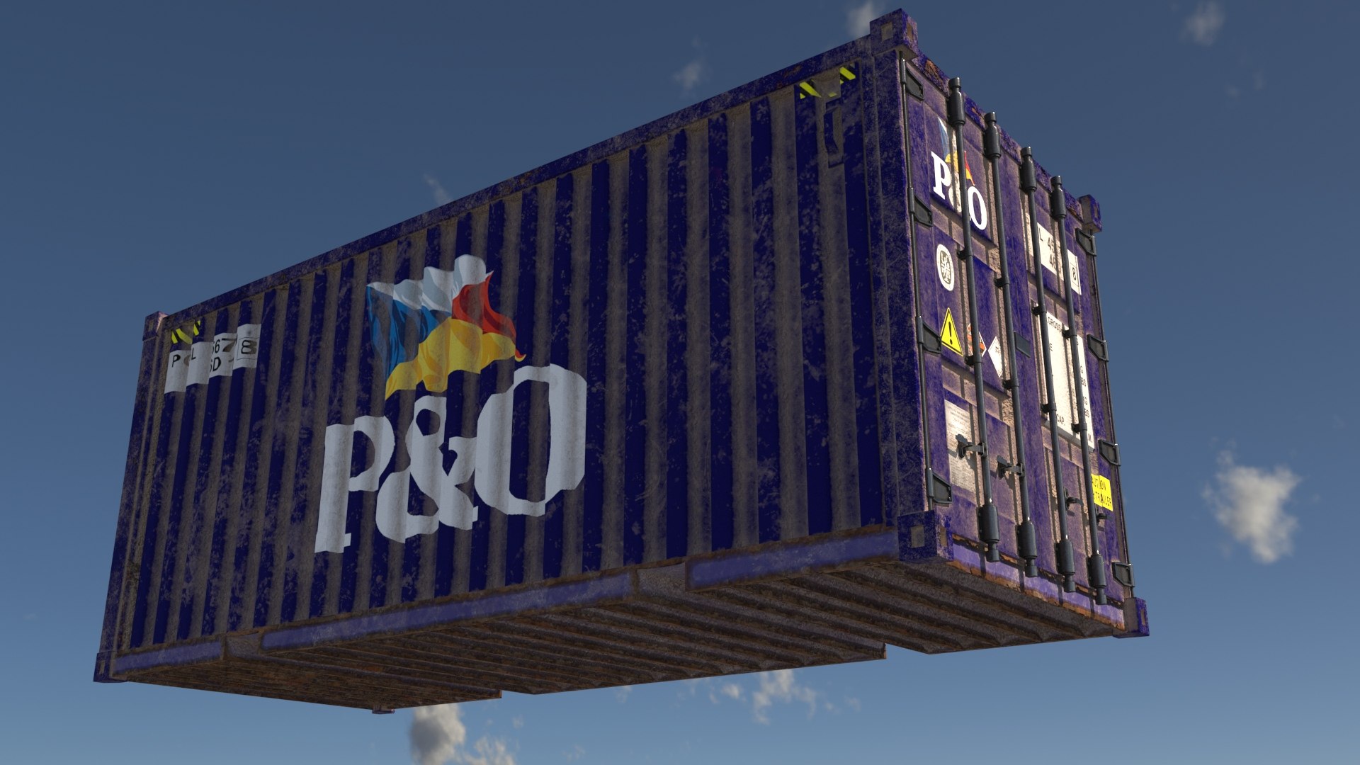 Shipping Container P O 3D Model - TurboSquid 1494608