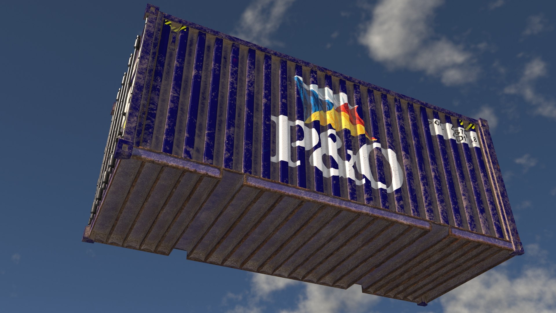 Shipping Container P O 3D Model - TurboSquid 1494608