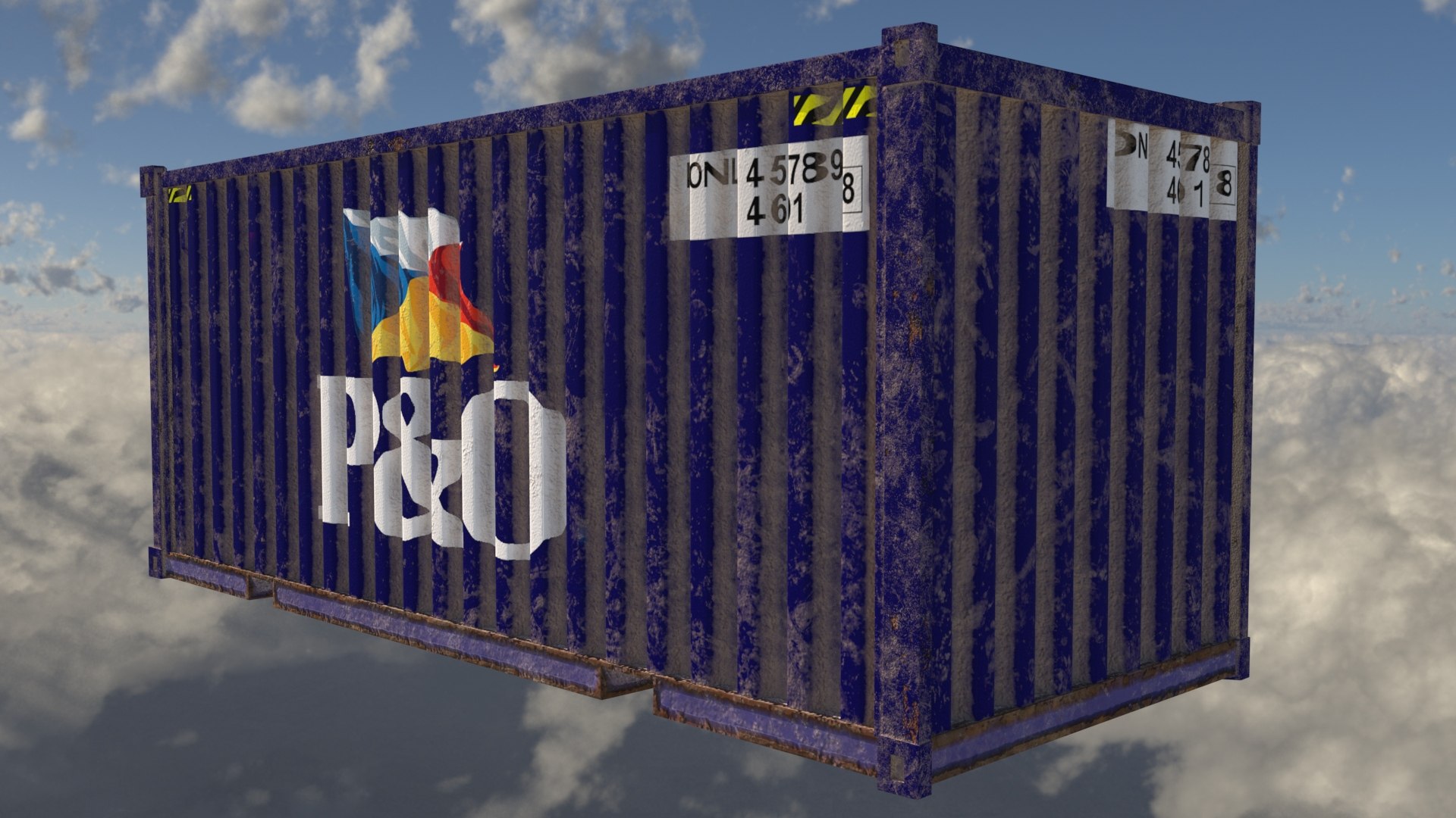 Shipping Container P O 3D Model - TurboSquid 1494608