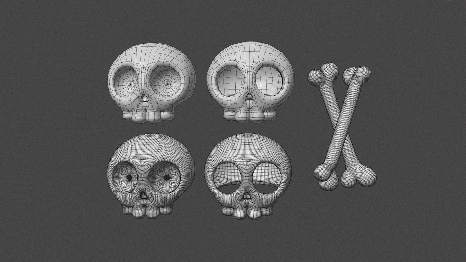 Skull And Crossbones Model - TurboSquid 2117400