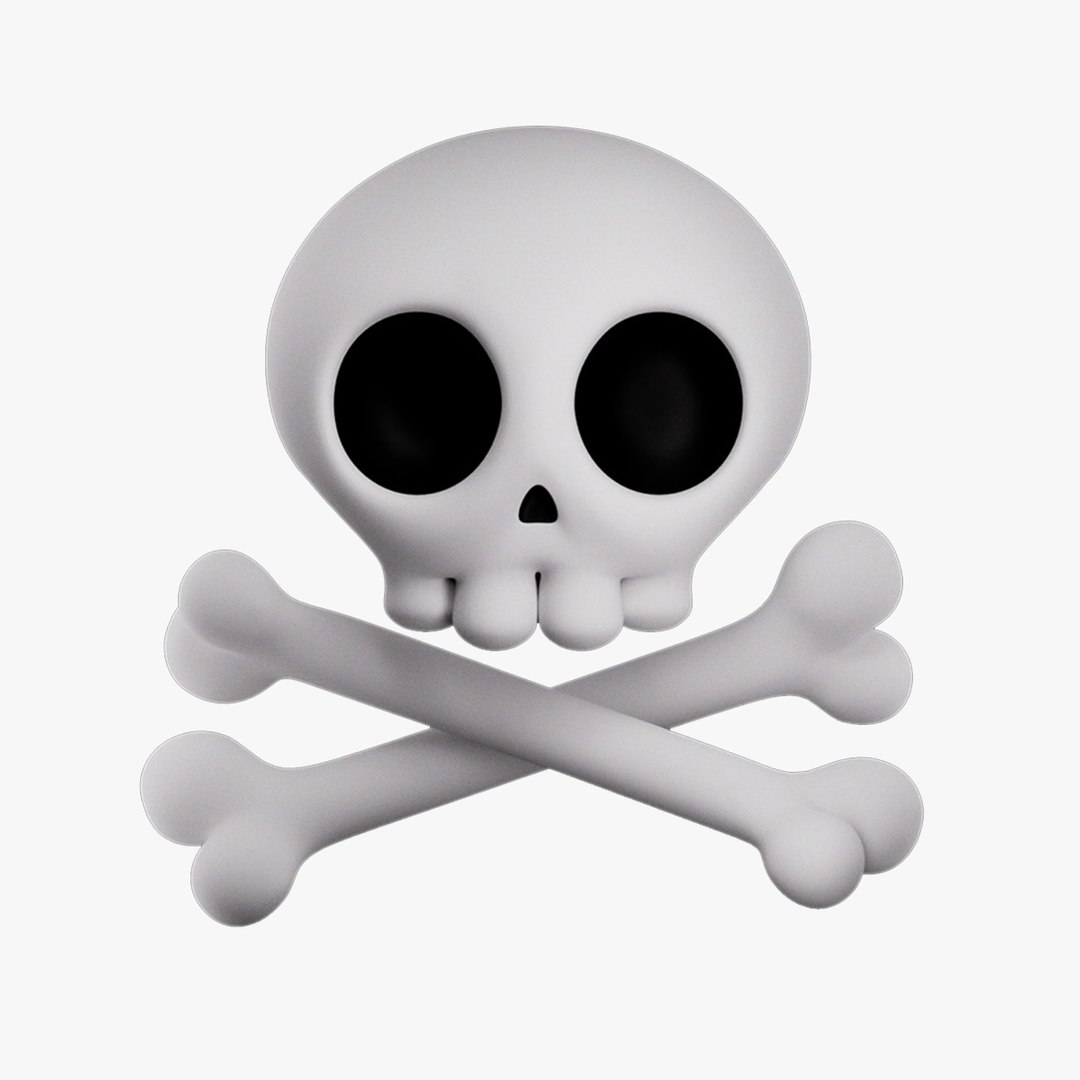 Skull And Crossbones Model - TurboSquid 2117400