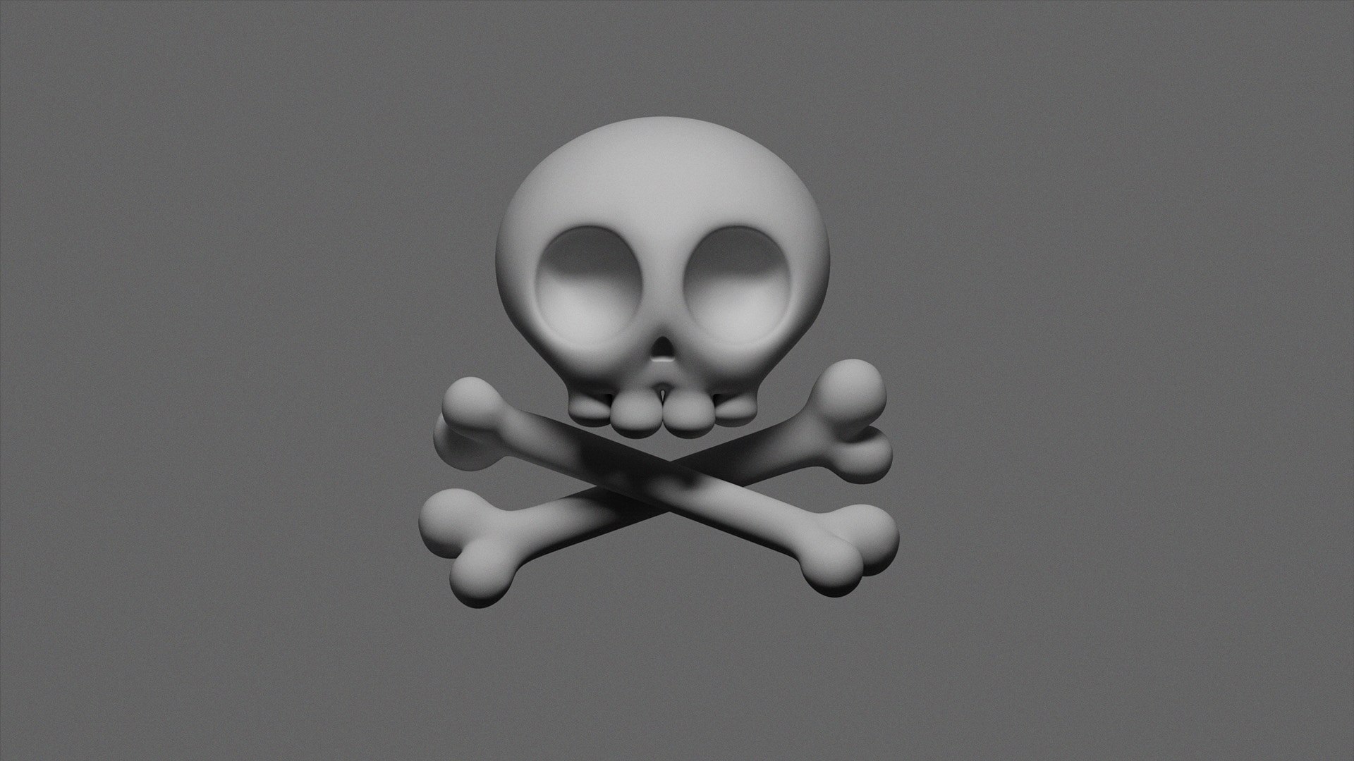 Skull And Crossbones Model - TurboSquid 2117400