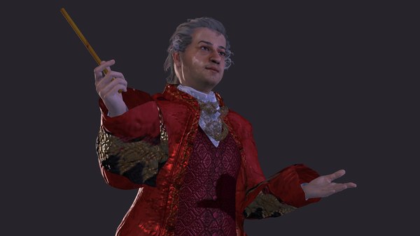 Mozart 3D 모델 - TurboSquid 1884444