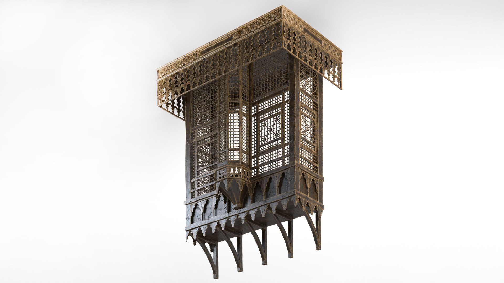 Arabian Islamic Window-Mashrabiah Model - TurboSquid 1903788
