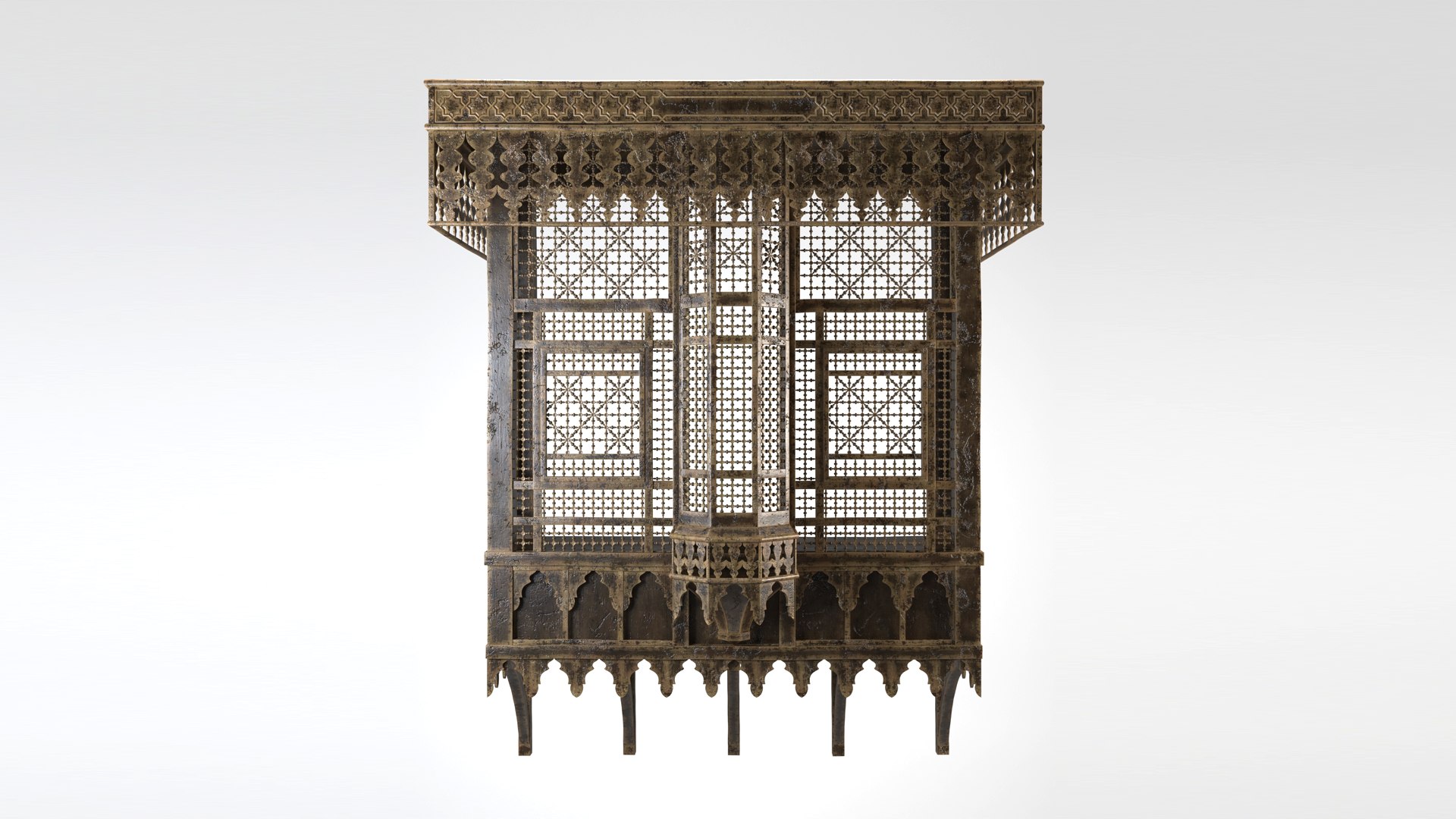 Arabian Islamic Window-Mashrabiah Model - TurboSquid 1903788
