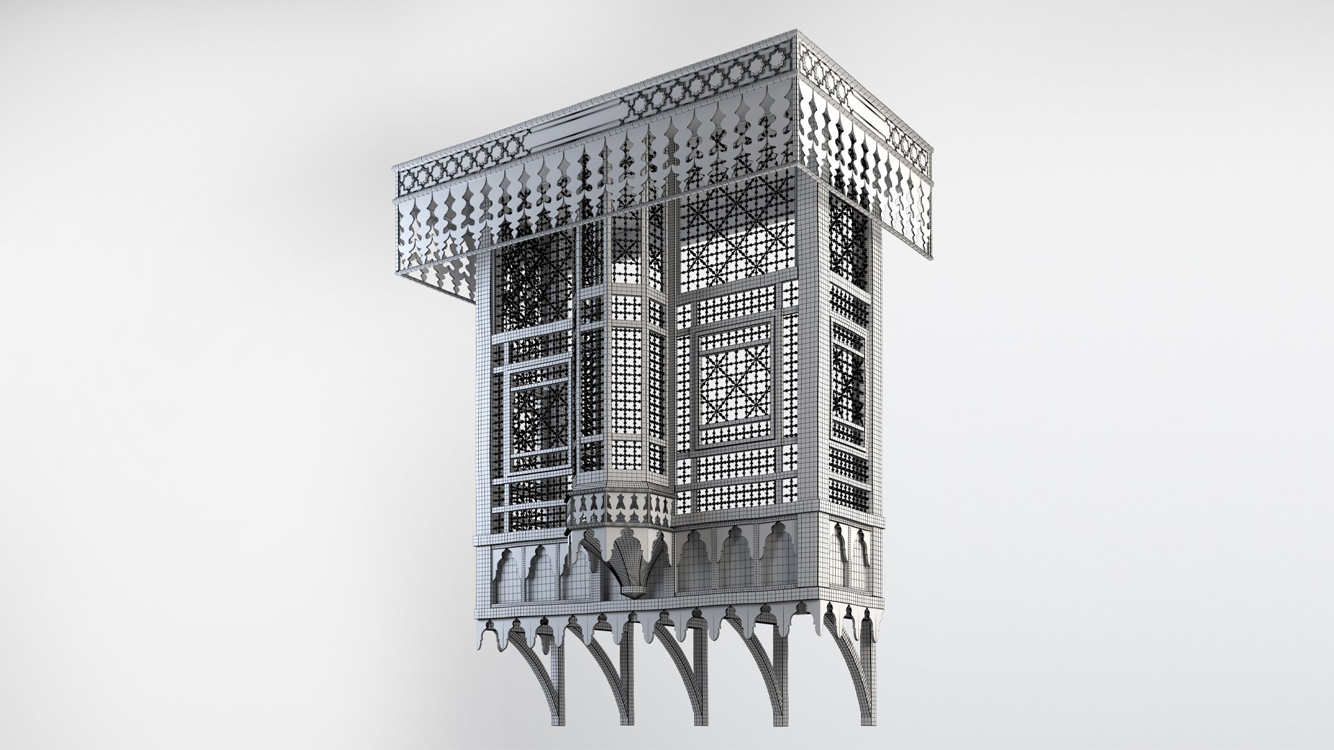 Arabian Islamic Window-Mashrabiah Model - TurboSquid 1903788