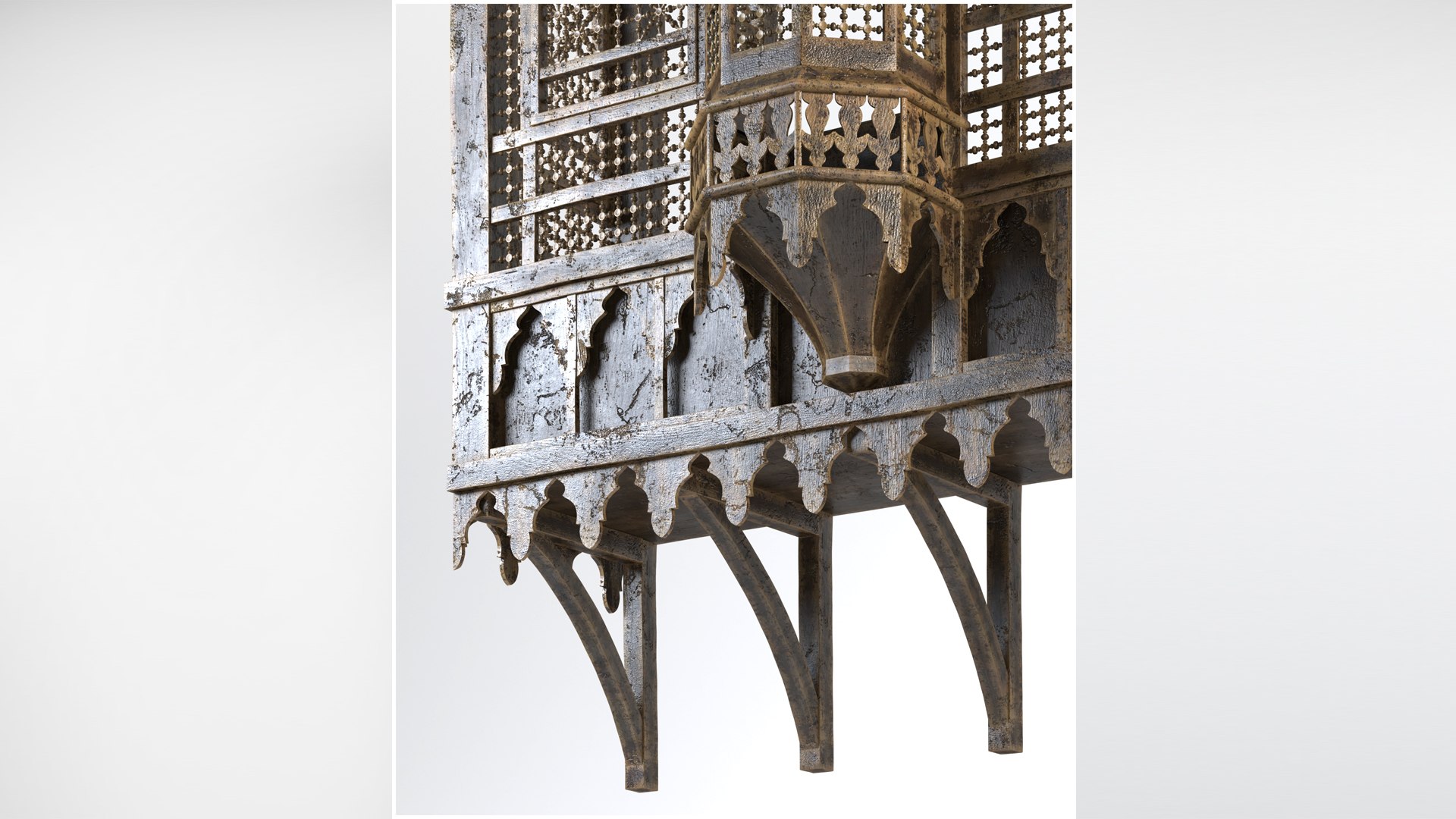 Arabian Islamic Window-Mashrabiah Model - TurboSquid 1903788