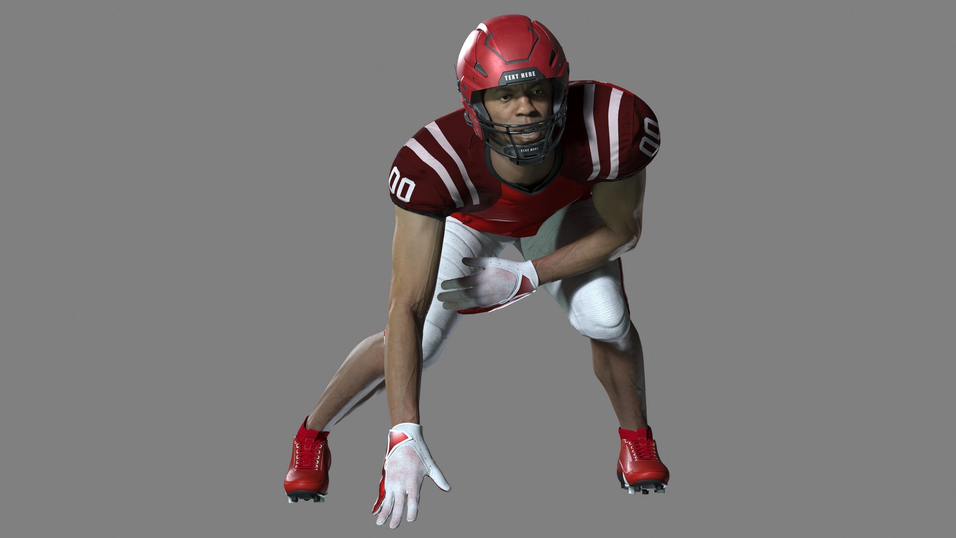 3D American Football Player - TurboSquid 2085732