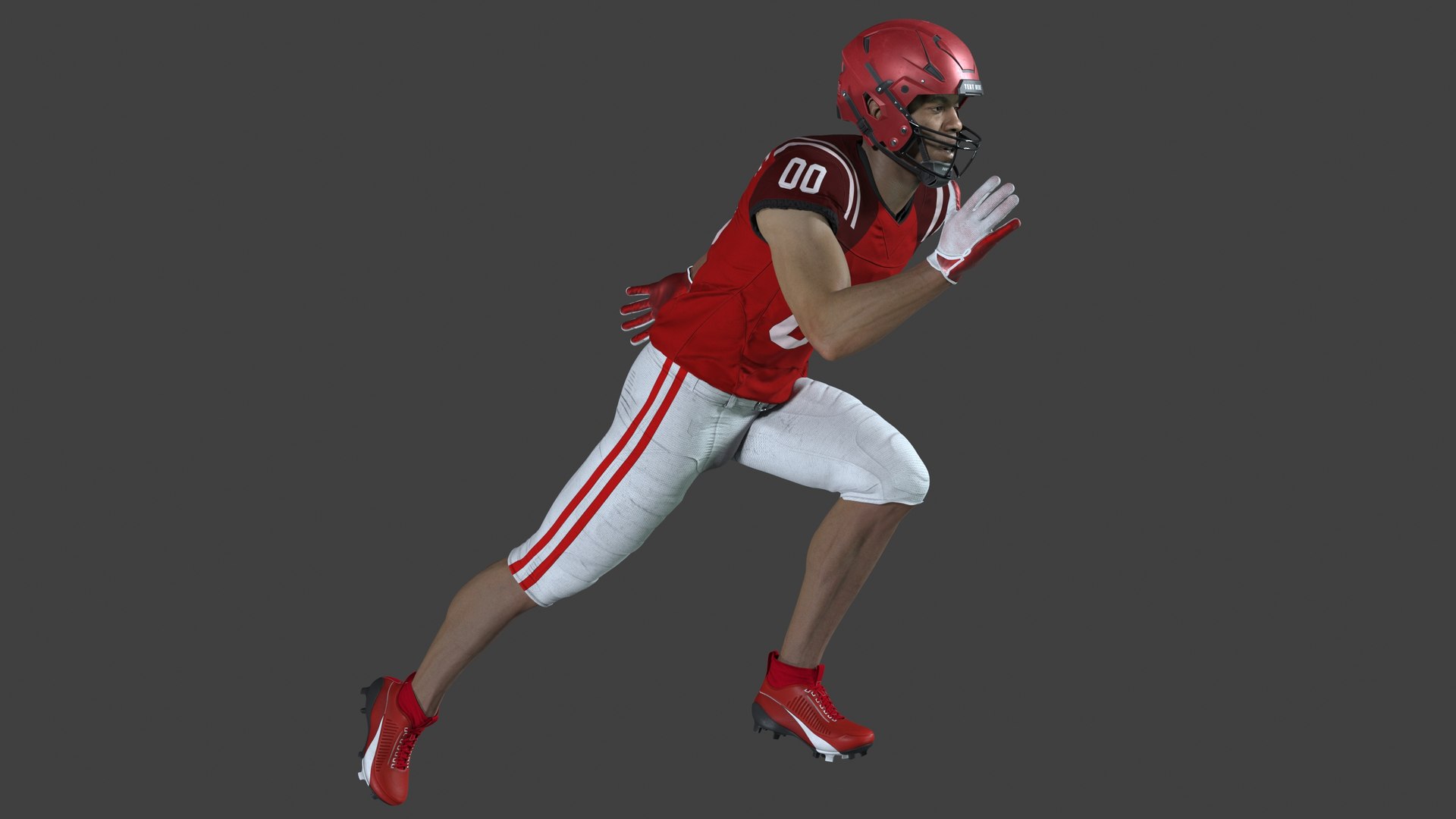 3D American Football Player - TurboSquid 2085732
