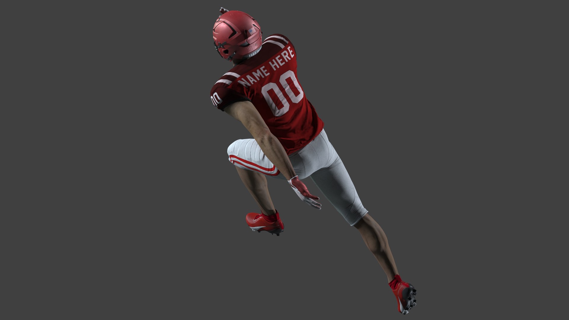 3D American Football Player - TurboSquid 2085732